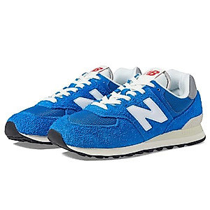 New Balance Men's 574-V2 Lace-up Sneaker, Royal Blue/White, 10