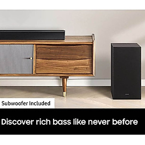 SAMSUNG HW-B650 3.1ch Soundbar with Dolby 5.1 DTS Virtual:X 2022 Bundle with Universal Soundbar Bracket Mount + HDMI Cable + Entertainment Essentials Bundle + 1 Year Protection Pack