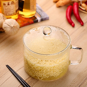 Glass Saucepan with Cover: 1500ml/50.7oz Glass Stovetop Cooking Pot Clear Glass Simmer Pot Glass Cooking Pot Stovetop Pot with Lid for Pasta Baby Food Soup Milk