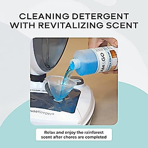 Steam & Go Floor Cleaners for Tile and Wood Floors, All Purpose Cleaner Mopping Solution, Use As Floor Cleaner, Wall Cleaner, and Tile Cleaner, Household Cleaning Supplies, Rainforest Scent, 12oz