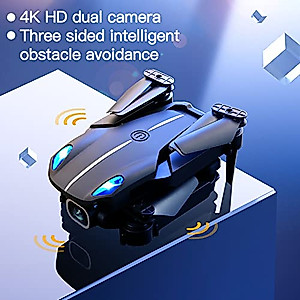 KY907 Drone With 4K HD FPV Camera RC Helicopters Flying Toys with Altitude Hold Headless Mode One Key Start Speed Adjustment for Boys Girls Cool Stuff Electronics Gifts for Men Women