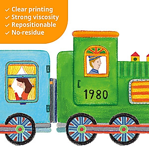 DECOWALL SG3-1404P1405 The Road and Cars Kids Wall Stickers Wall Decals Peel and Stick Removable Wall Stickers for Kids Nursery Bedroom Living Room (Medium) décor