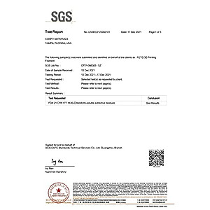 ECO - Certified Food Grade PETG 3D Printer Filament - Carbon Brand - Lab Tested FDA Compliant Food Safe, 1.75mm, 1kg, Accuracy: +/- 0.02 (White)