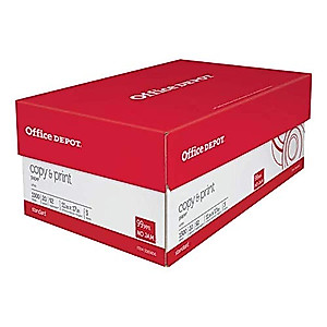 Office Depot® - Copy Paper - Ledger Paper Size, 104 - US /92 - Euro Brightness, 20 lb, White - Paper - 18" x 11.4" x 6.4
