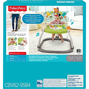 Fisher-Price Woodland Friends SpaceSaver Jumperoo [Amazon Exclusive]