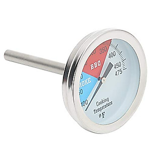 Garden Supplies Stainless Steel Barbecue Oven Cooking Thermometer Temp Gauge Kitchen Utensils