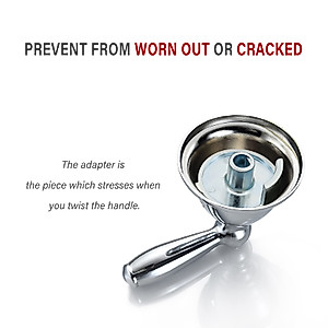 1222 Replacement Cartridge with 116653 Handle Adapter Kit for Moen, Compatible with One Hanlde Posi Temp Faucet