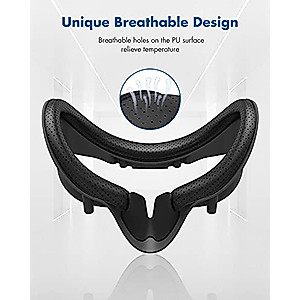 KIWI design Head Strap Cover for Valve Index Accessories and VR Facial Interface Bracket with Anti-Leakage Nose Pad