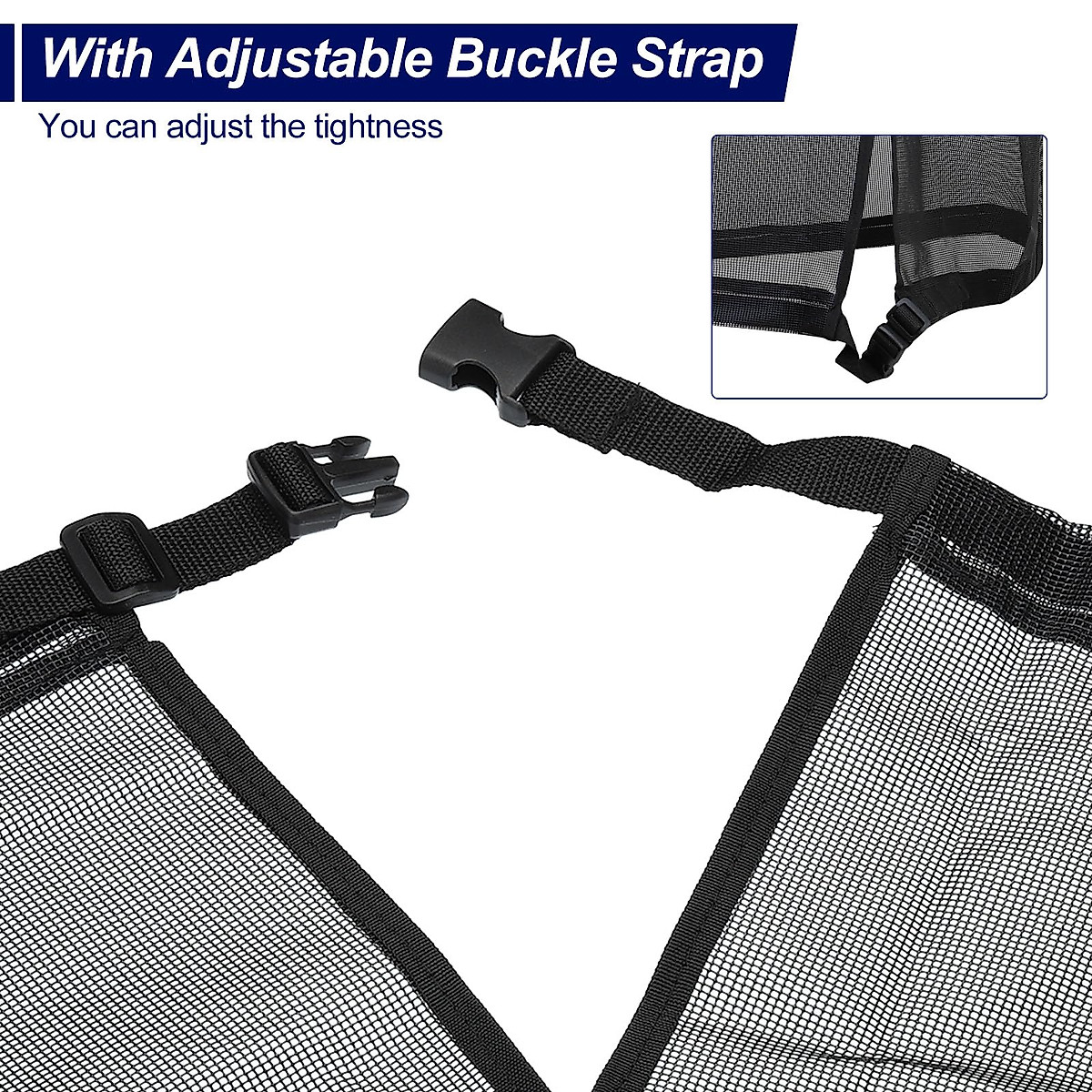 PATIKIL Air Conditioner Cover, 27.5x27.5x31.5 Outdoor AC Unit Mesh Covers Central AC Cover for Outside Unit Protect from Leaves Clogging Branch Cotton, Black