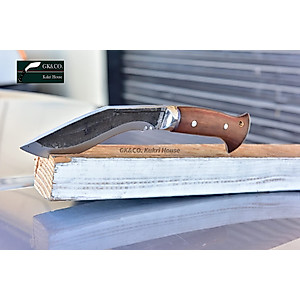GK&CO. Kukri House Genuine Kukri/Khukuri- 5" Black (Rust Free) Blade Panawal Khukuri- Handmade Factory in Nepal.