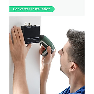 LINOVISION HD1080P HDMI Security Camera with HDMI or VGA Output, Display HD Video Directly on TV or HDMI Monitor Without Delay, HDTVI Loopout for Continuous Recording in DVR, 2.8mm Fixed Lens