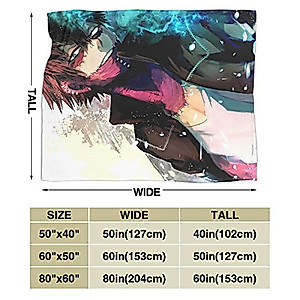 ChristieAHodge Dabi Boku Beach Blanket Ultra-Soft Micro Fleece Blanket Funny 50"x40"