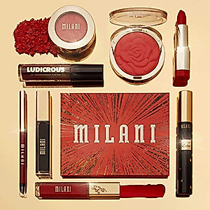 Milani Gilded Rouge Eyeshadow Palette - Eye Shadow Palettes For Intense Color Pop, 16 Hyper-Pigmented Eye Shadows