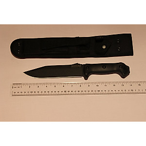 KA-BAR BKR7-BRK Combat Utility , Black, 7-Inch