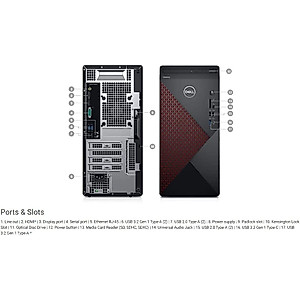 Dell Vostro 5000 Series 5890 Business Desktop Computer, 10th Gen Intel Core i7-10700(8 Cores), Windows 11 Pro, 32GB RAM, 1TB SSD, Intel UHD Graphics 630, DVD, WiFi, HDMI, DisplayPort
