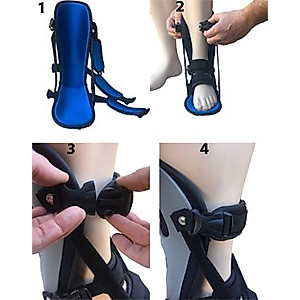 Alpha Medical Plantar Fascitis Night Splint Heel & Foot Pain; P.F. Brace L4398 (Medium {Men's shoe size 7.5 - 10 / Women's shoe size 8-10.5})