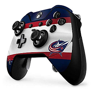 Skinit Decal Gaming Skin compatible with Xbox One Elite Controller - Officially Licensed NHL Columbus Blue Jackets Alternate Jersey Design