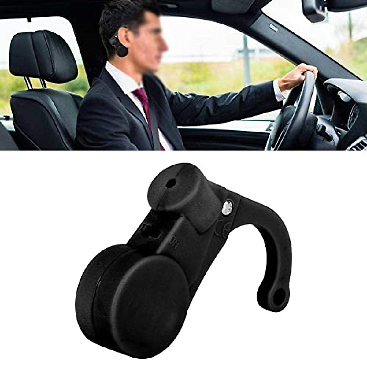 ear mounted driving alarm, Driver i-Sleep Reminder Car Safe Driving Sleep Alarm Device Hanging On Right Ear(Black)