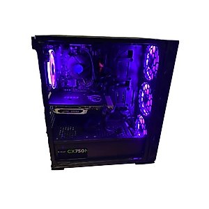 Stealthy Build New Gaming Desktop Intel Core I5 9400F 6 Cores 4.1 GHz, GTX 1660TI 6GB OC Edition (8GB 3200MHZ RAM | 500GB HHD + 128GB SSD) (Include Monitor, Keyboard, Mouse)