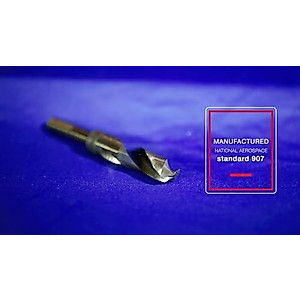 Drill America 8 Piece m35 Cobalt Reduced Shank Drill Bit Set in Metal Case (9/16" - 1" x 16ths), DWDCO Series