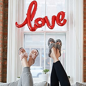 Dearfoams womens Marie Furry Thong Slipper, Dusty Pink, Large US