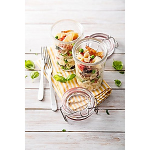 Luigi Bormioli Lock-Eat Food Jar XL, 34 Ounce