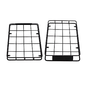 RC Roof Luggage Rack, Metal Lightweight RC Luggage Carrier Anti Wear Large High Simulation for 1/10 RC Crawler