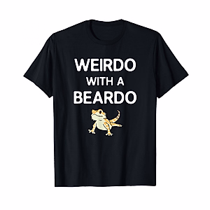 Weirdo with a Beardo, retro vintage Bearded Dragon T-Shirt