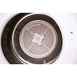 Magic Clean MCLD24WI Clothes Dryer Portable Front Loading for Laundry, Compact for Apartments, RV and More, White