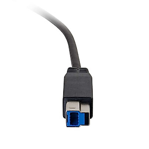 Legrand - C2G USB 3.0 Cable, USB C to B Cable, Black Data Transfer Cable, 10 Foot C2G USB Cable, 1 Count, C2G 28867