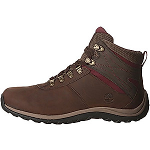 Timberland womens Norwood Mid Waterproof Hiking Boot, Dark Brown, 8.5 US