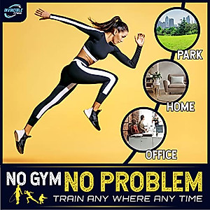 Invincible Fitness Agility Set - 10 Cones, 4 Hooks, 3 Resistance Bands & Bag - Improve Coordination, Speed, Power & Strength - Soccer, Football, Basketball, Tennis - for All Ages