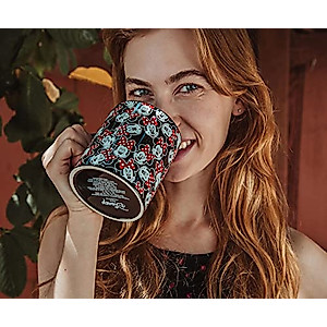 Disney Mickey and Minnie Classic Allover Faces Ceramic Mugs | Set of 2