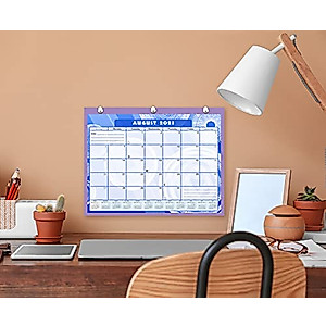 2023-2024 Academic Year 12 Months Student Calendar/Planner in Protective Sleeve for 3-Ring Binder, Desk or Wall -v013