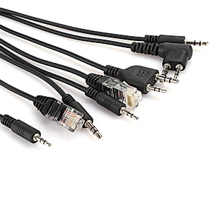 8 in 1 Multifunctional USB Programming Cable Compatible for Kenwood/QuanSheng/HYT/Motorola Walkie Talkie