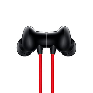OnePlus Bullets Wireless Z2 Bluetooth 5.0 in Ear Earphones, Bombastic Bass – 12.4 mm Drivers, 30 Hrs Battery Life (Acoustic Red)