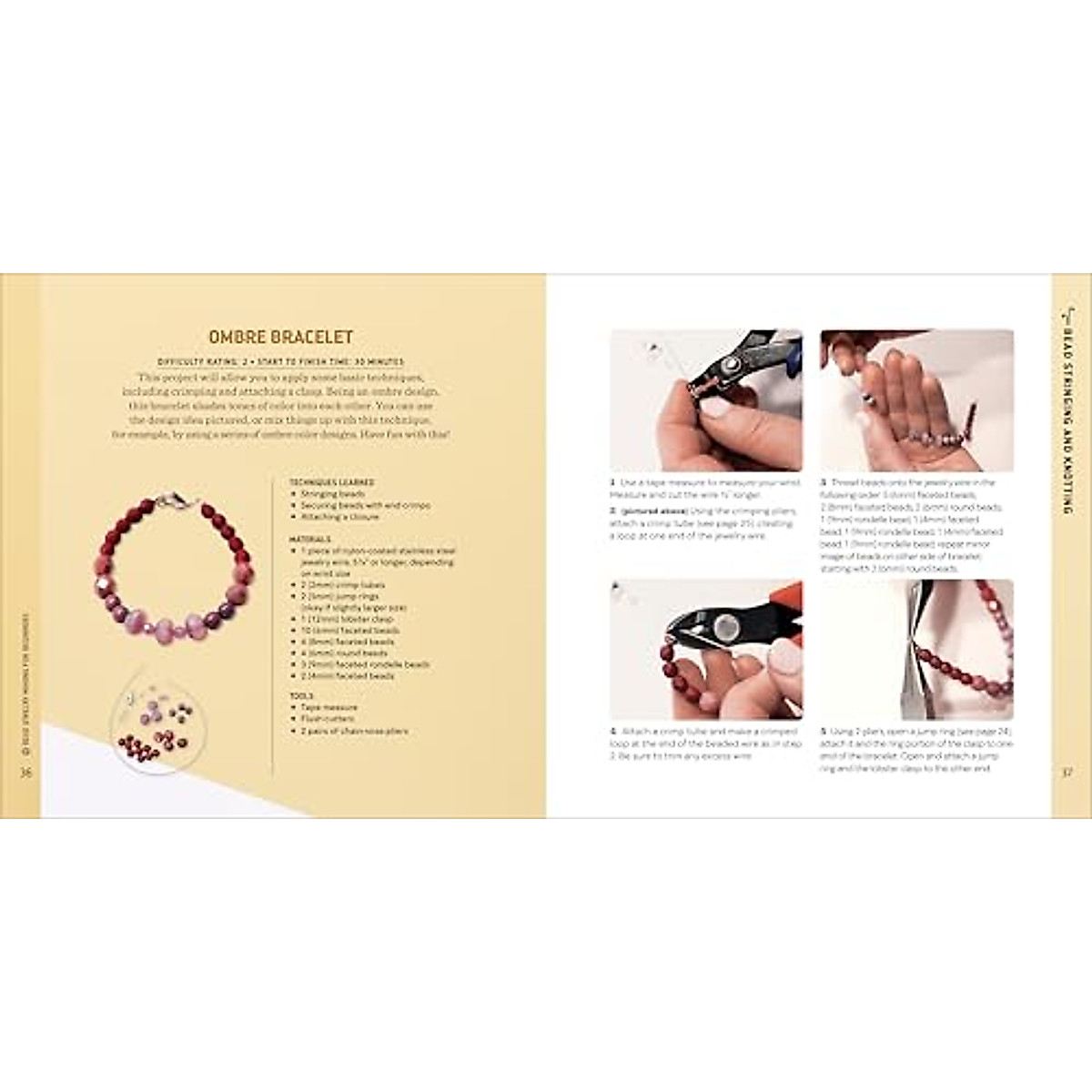 Bead Jewelry Making for Beginners: Step-by-Step Instructions for Beautiful Designs