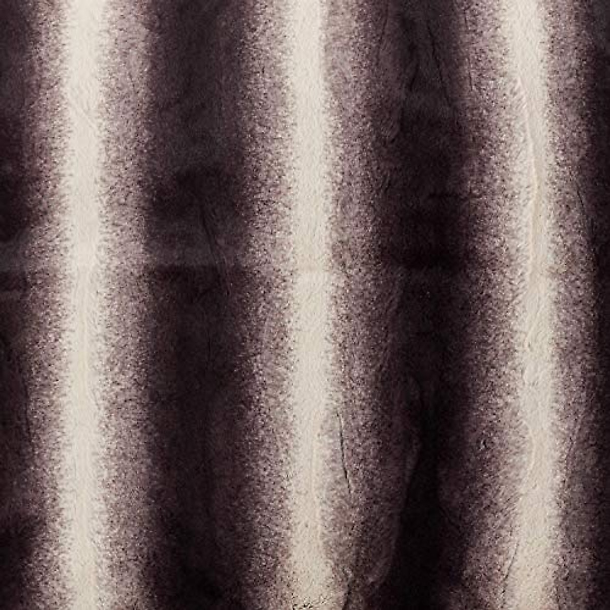 Fennco Styles Wilma Collection Country Faux Rabbit Fur Palette 28 x 28 Inch Throw Pillow Cover – Black Euro Pillow Case for Couch, Bedroom and Living Room Décor