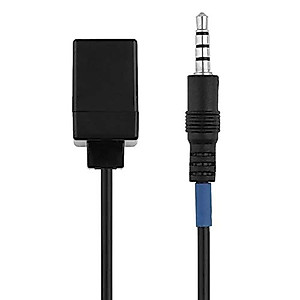 Premium Female RJ9 Headset Jack 3.5mm Plug Telephone Cable Female to Male Stereo Adapter Cable for iPhone Android or Other Smartphone Devices (1 Adapter)