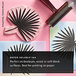 Speedball Super Value Block Printing Starter Kit – Includes Ink, Brayer, Lino Handle and Cutters, Speedy-Carve