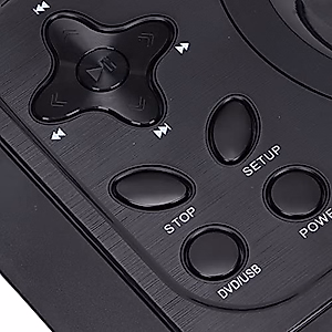 Zunate 12" Portable DVD Player, Small TV Player with 270° Rotation Screen, LCD Wide Screen Display Mobile DVD Player for Home, Office, Car (Black)