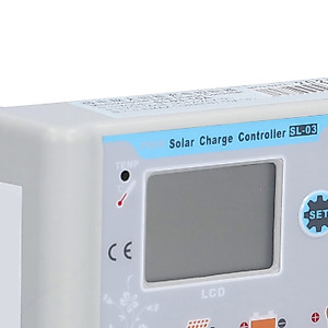 Wincong 10A SL03 LCD Display , Solar & Wind Power Energy Controllers Solar Panel Photovoltaic System Charge and Discharge Controller