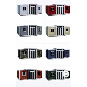 Mobile 20Ft Folding Prefabricated Container House Folding Prefabricated Container House Modular Design Prefab Container House