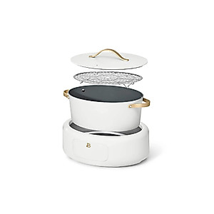 Beautiful 10-in-1 6qt Electric Multi-Cooker by Drew Barrymore 7 Preset Functions, Touch-Activated Digital Display Perfect For Healthy Cooking