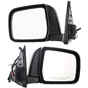 Kool Vue Mirror Set of 2 Compatible with 1997-1999 Toyota 4Runner Driver and Passenger Side Manual Folding, Paintable, Power Glass