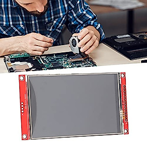 Jopwkuin TFT LCD Touch Screen Display, Optional Touch Function 480x320 HD ILI9488 Driver SPI Serial TFT LCD Display Module 14pin for Industry