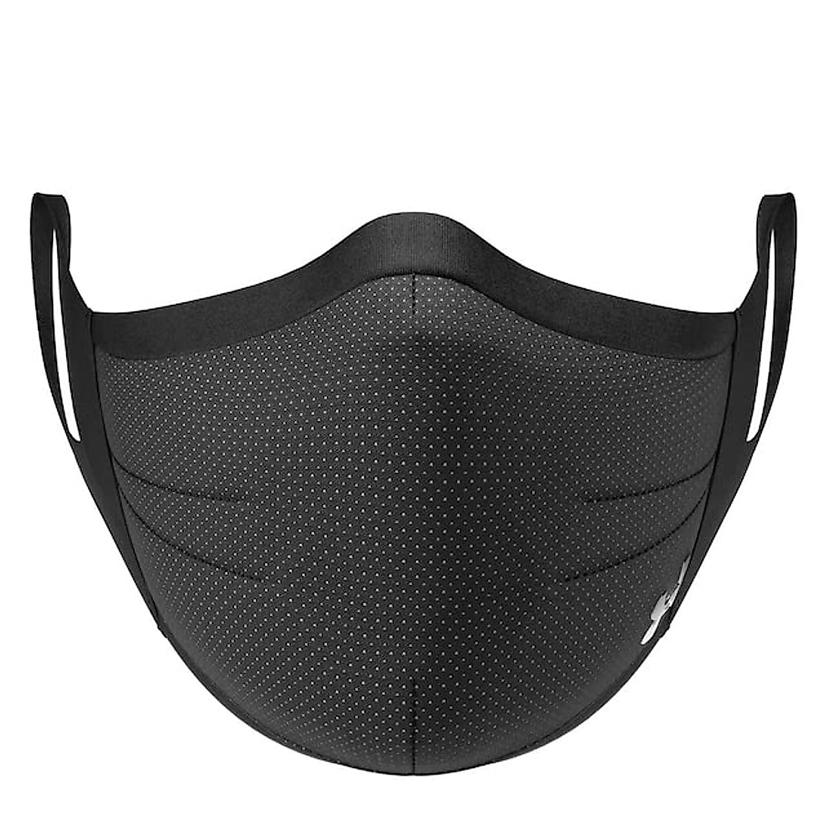 Under Armour unisex Sports Mask, Black (001)/White, Medium/Large