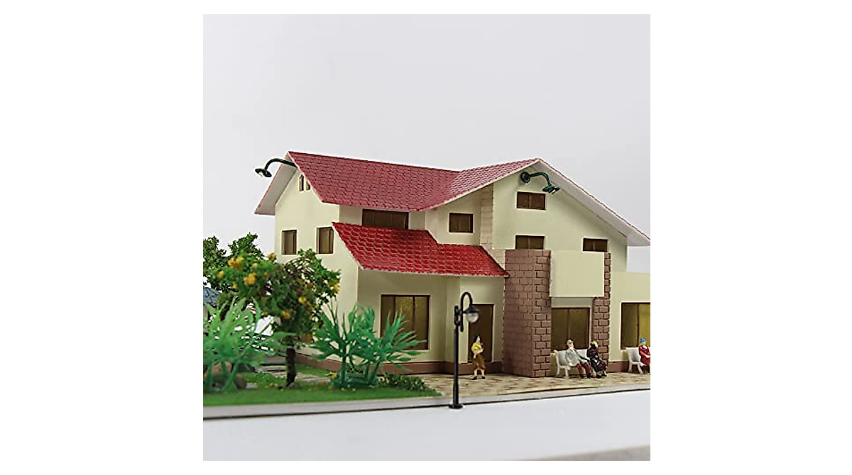 Evemodel 10pcs HO Scale Model Railway LED Lamps for Realistic Outdoor ...