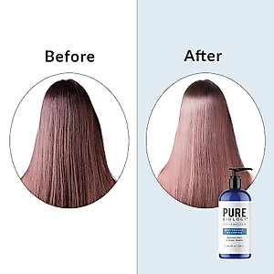 Premium Hair Growth Shampoo with Biotin, Keratin, Vitamins B + E, Natural DHT Blockers & Breakthrough Anti Hair Loss Complex Treatment of Thinning, Damaged Hair for Men & Women