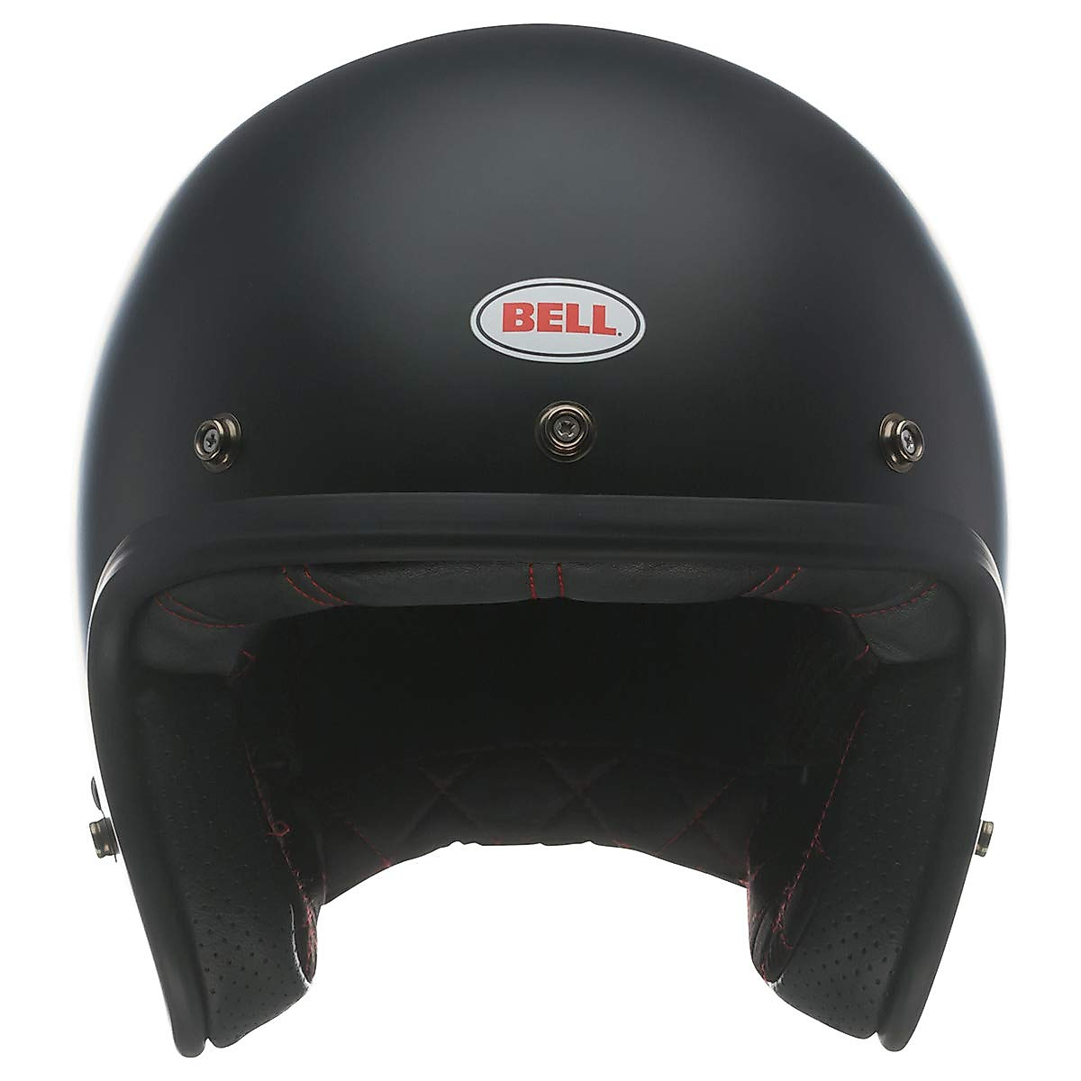 BELL Custom 500 Open-Face Motorcycle Helmet (Matte Black - Medium)